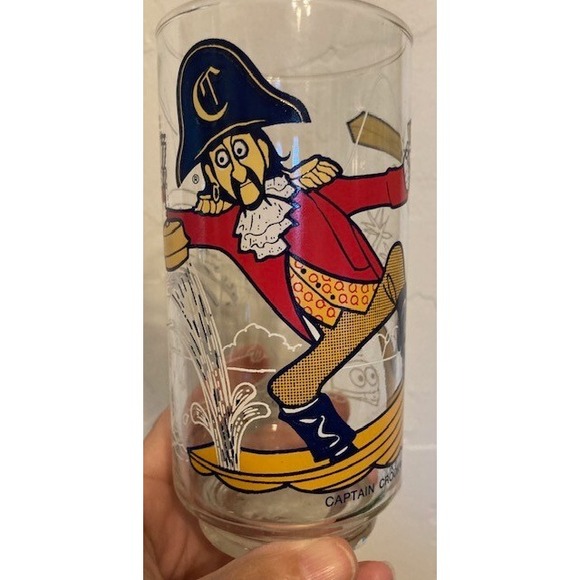 McDonald's | Dining | Vintage Mcdonalds Captain Crook Glass Cup 977 ...